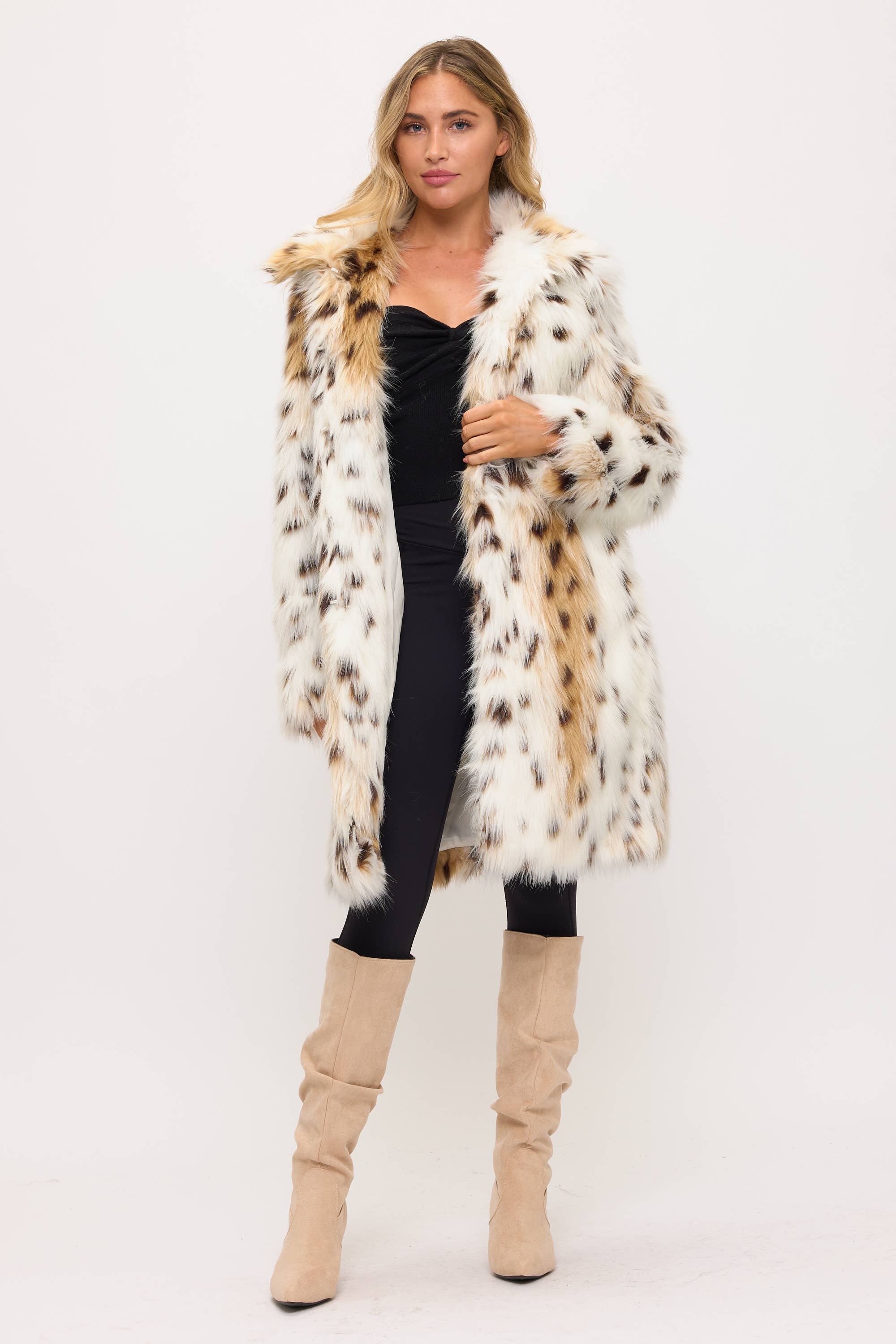 Leopard Frost Coat-pre order – PaperDoll Clothing Company Ltd